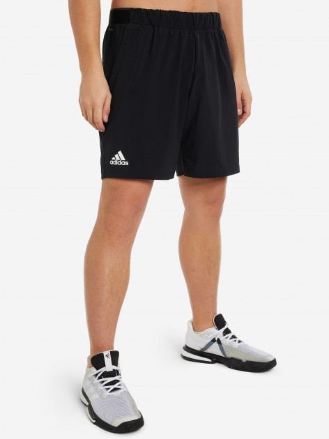 Шорты мужские adidas Club Stretch арт. GL5409 черный/белый цвет ...