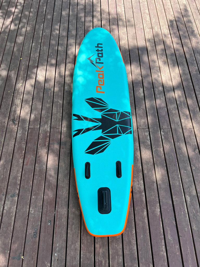 Надувная двухслойная SUP- доска Ocean Dive PeakPath D 335*83*15 голубой/оранжевый/чёрный/белый ...