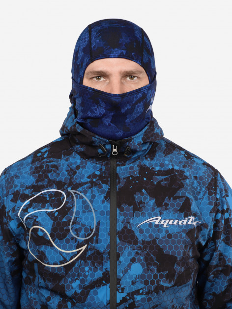 Балаклава демисезонная Aquatic, softshell ШБ-09 Синий/голубой цвет — купить за 1968 руб. со ...