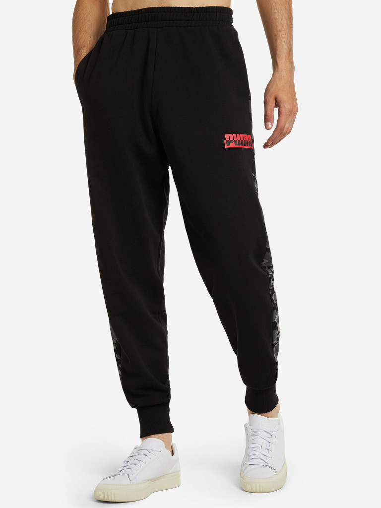 Брюки мужские PUMA Core Camo арт. 588500 черный цвет — купить за 2599 ...