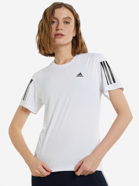 Футболка женская adidas The Run Tee арт. HB9380 белый цвет — купить за ...