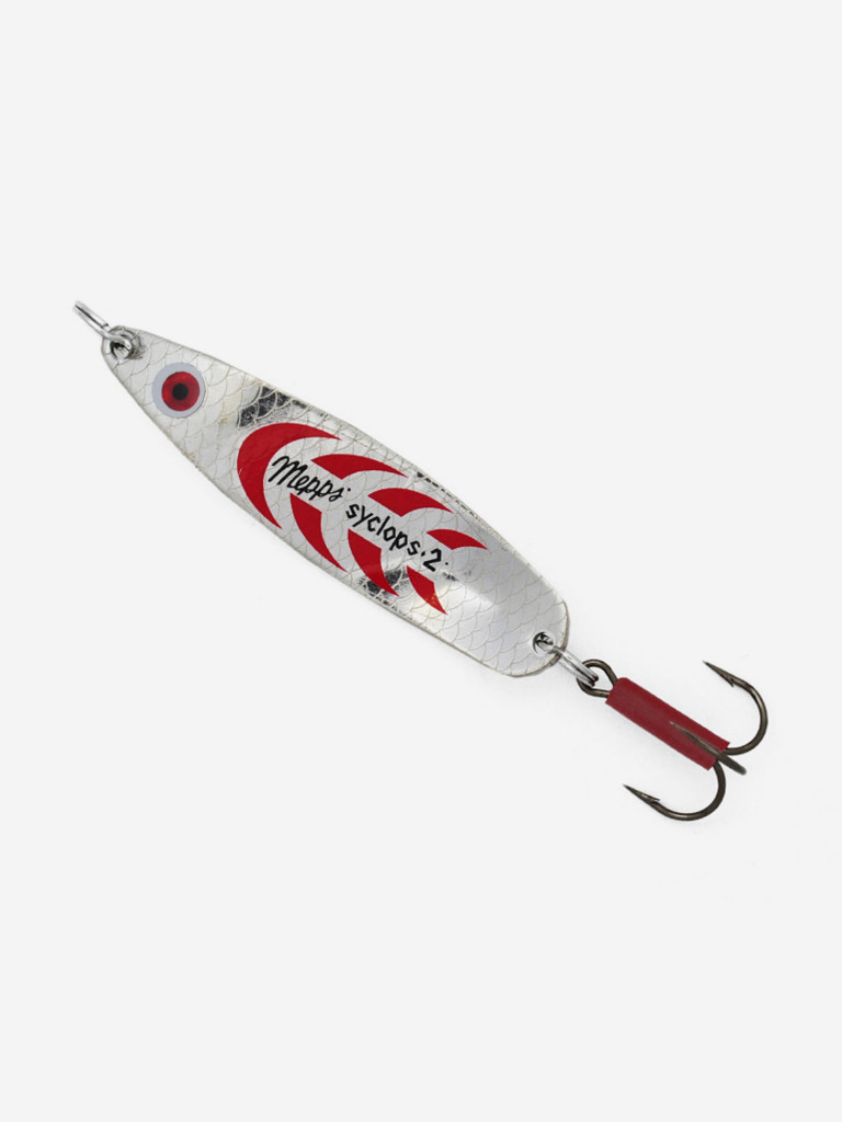 Блесна Mepps SYCLOPS AG/ROUGE №2 (17г) серебристый цвет — купить за 924 ...