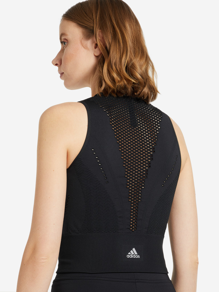 Майка женская adidas арт. H57772 черный цвет — купить за 3199 руб. со ...