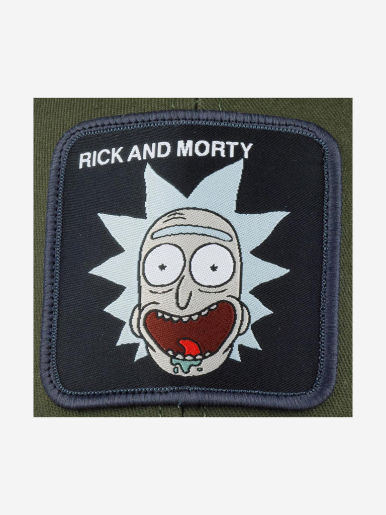 Бейсболка CAPSLAB CL/REM2/1/CASB/RI1 Rick and Morty Rick (зеленый) зеленый / коричневый цвет ...