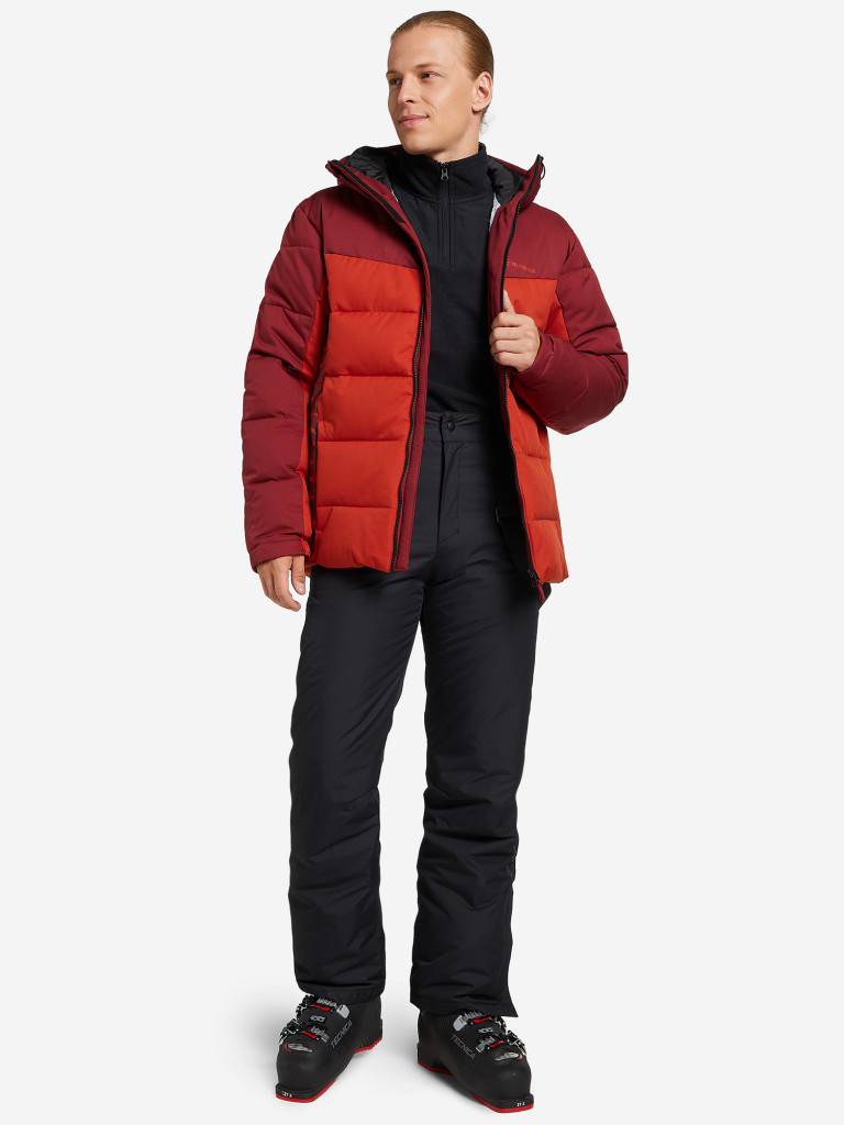 Пуховик мужской Glissade арт. 125240 оранжевый/красный цвет — купить за ...