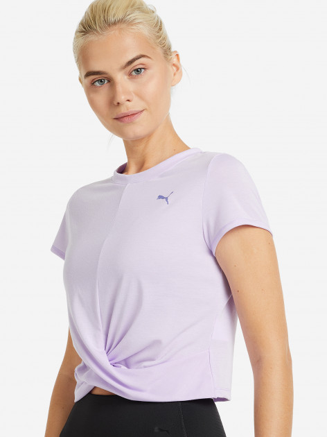 Футболка женская PUMA Train Twisted арт. 520283 лавандовый цвет ...