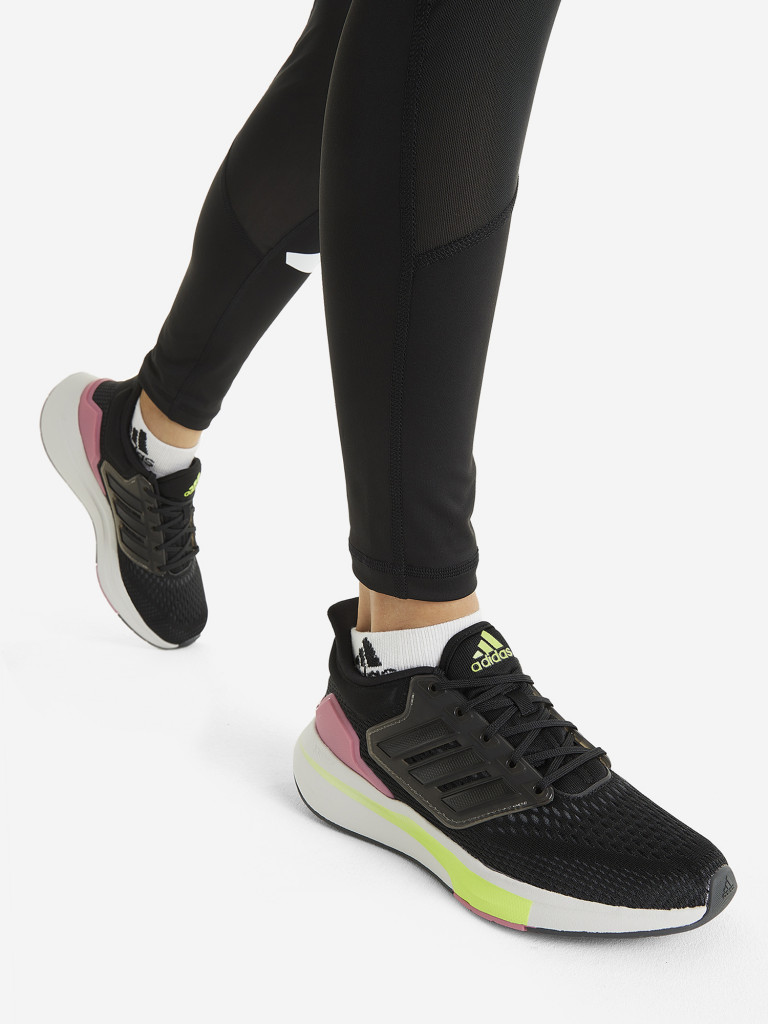 Кроссовки женские adidas EQ21 Run арт. H68076 черный/розовый/белый цвет ...