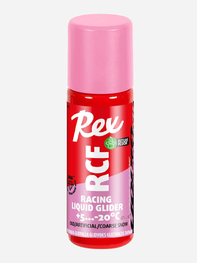 Среднефторовый жидкий парафин REX RCF Liquid Glider Pink, 60 мл розовый ...