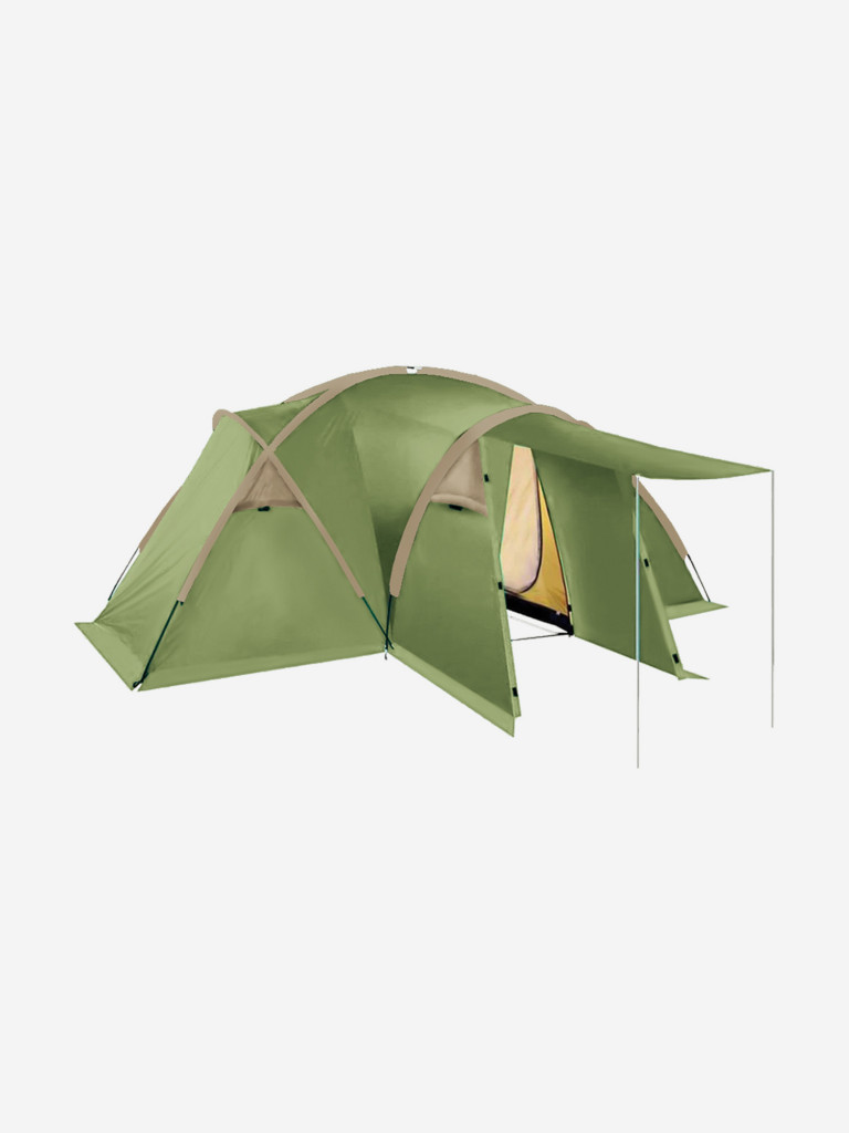 Палатка BTrace Prime 4, Зеленый/Бежевый зеленый, бежевый цвет — купить за 62900 руб., отзывы в ...