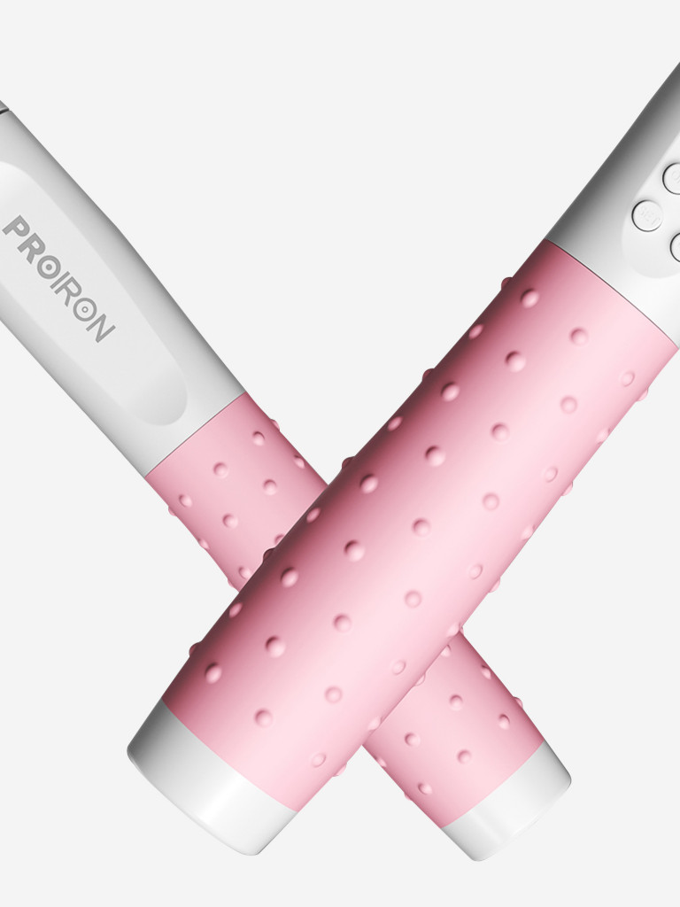 Скакалка PROIRON умная с дисплеем Белый/Розовый цвет — купить за 1633 руб. со скидкой 14 % ...