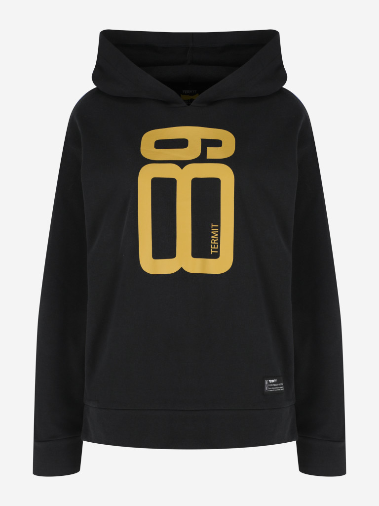 Худи женская Termit арт. 127253 черный цвет — купить за 779 руб. со скидкой 70 %, отзывы в ...