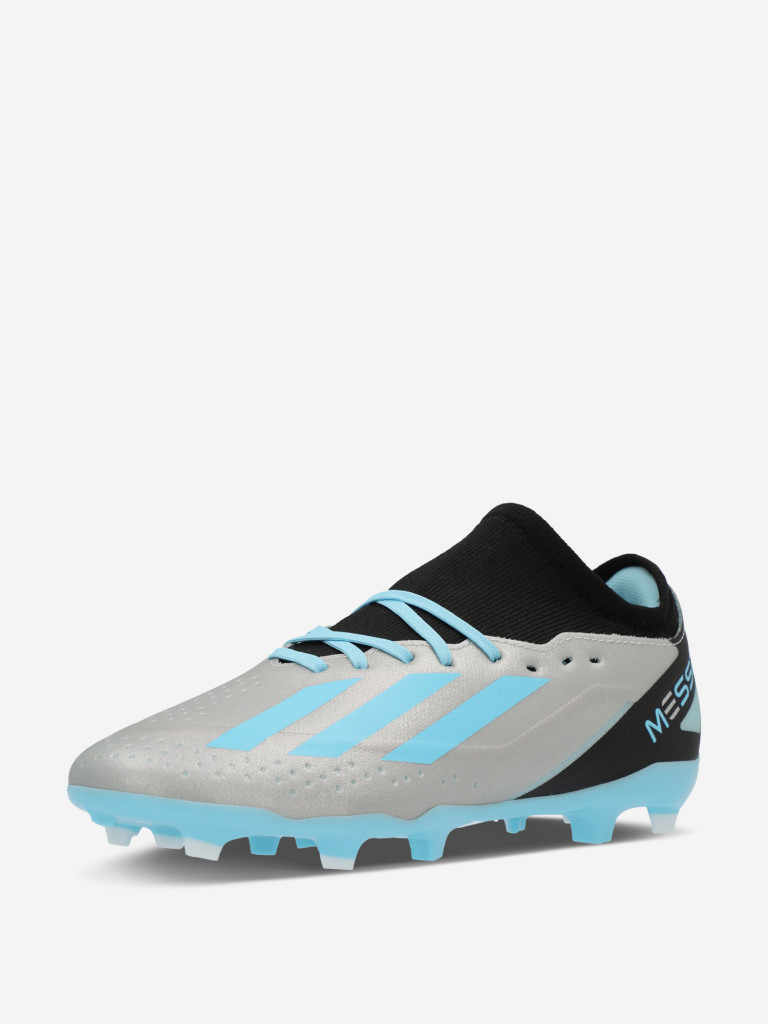 Бутсы для мальчиков adidas X Crazyfast Messi.3 Fg J арт. IE4077 серый ...