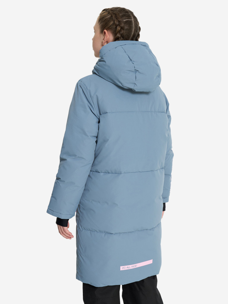 Куртка сноубордическая для девочек Termit арт. 132018 серый цвет — купить за 4249 руб. со ...