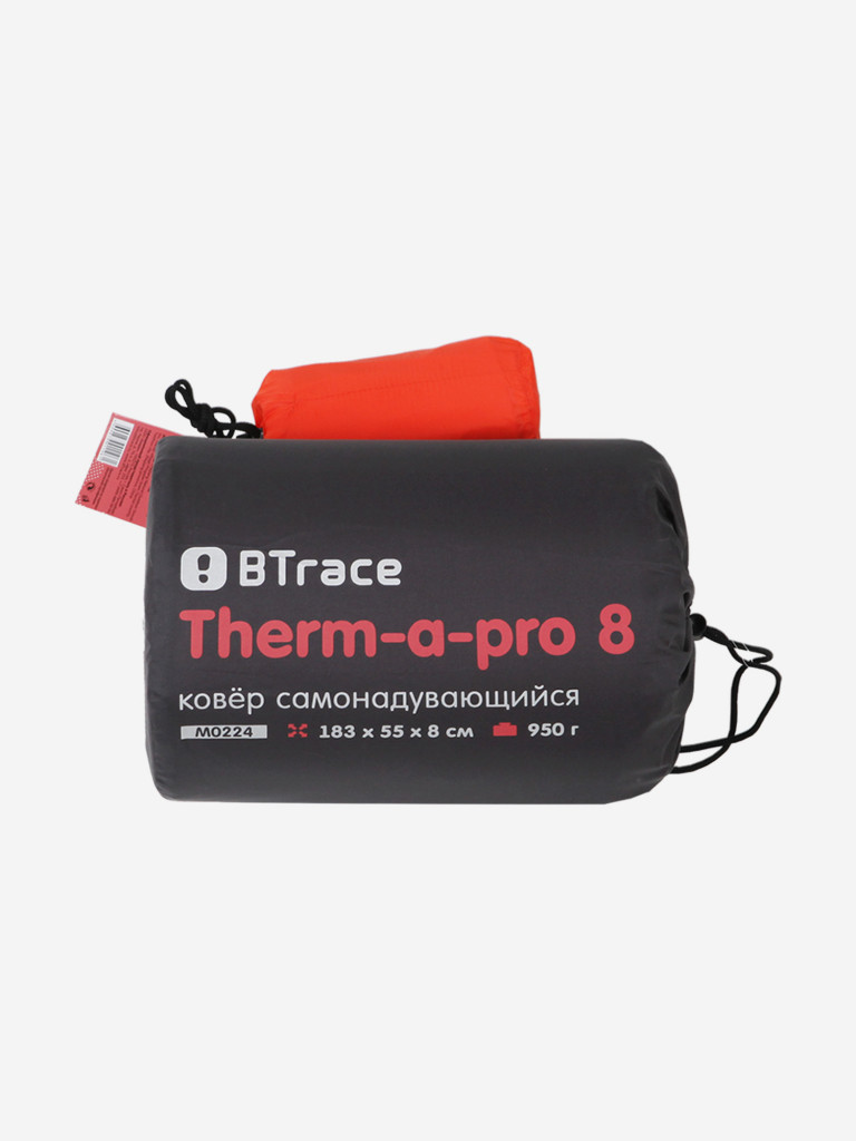 Ковер самонадувающийся BTrace Therm-a-Pro 8, 183х55х8 см, Красный Красный цвет — купить за 9290 ...