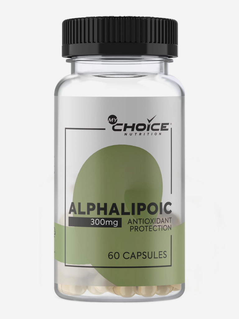 Альфа-липоевая кислота MyChoice Nutrition арт. 4603809371485KORK белый ...
