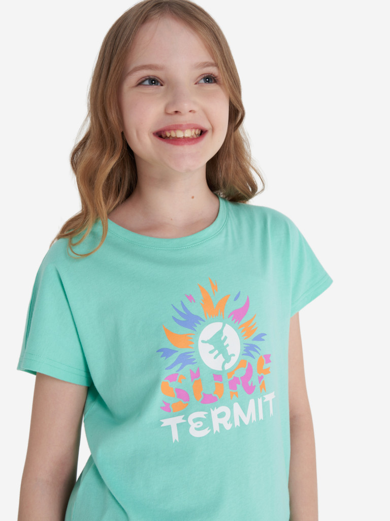 Футболка для девочек Termit арт. 128657 мятный цвет — купить за 239 руб. со скидкой 70 %, отзывы ...