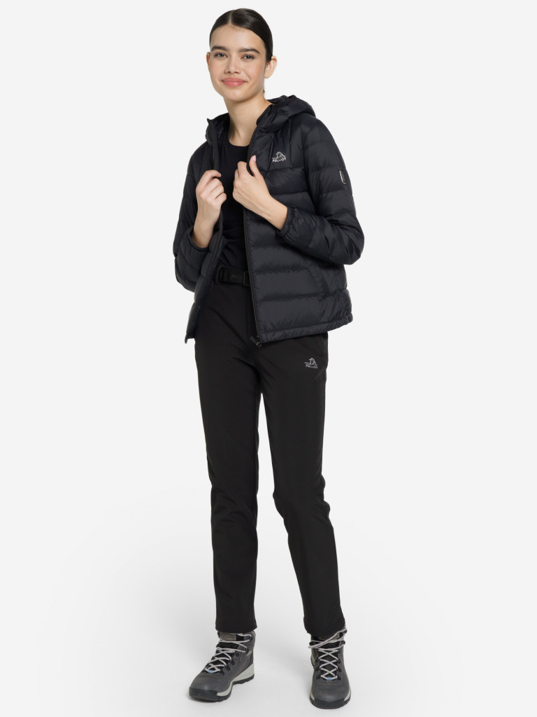 Пуховик женский Pelliot арт. 12040804 черный цвет — купить за 3899 руб. со скидкой 70 %, отзывы ...