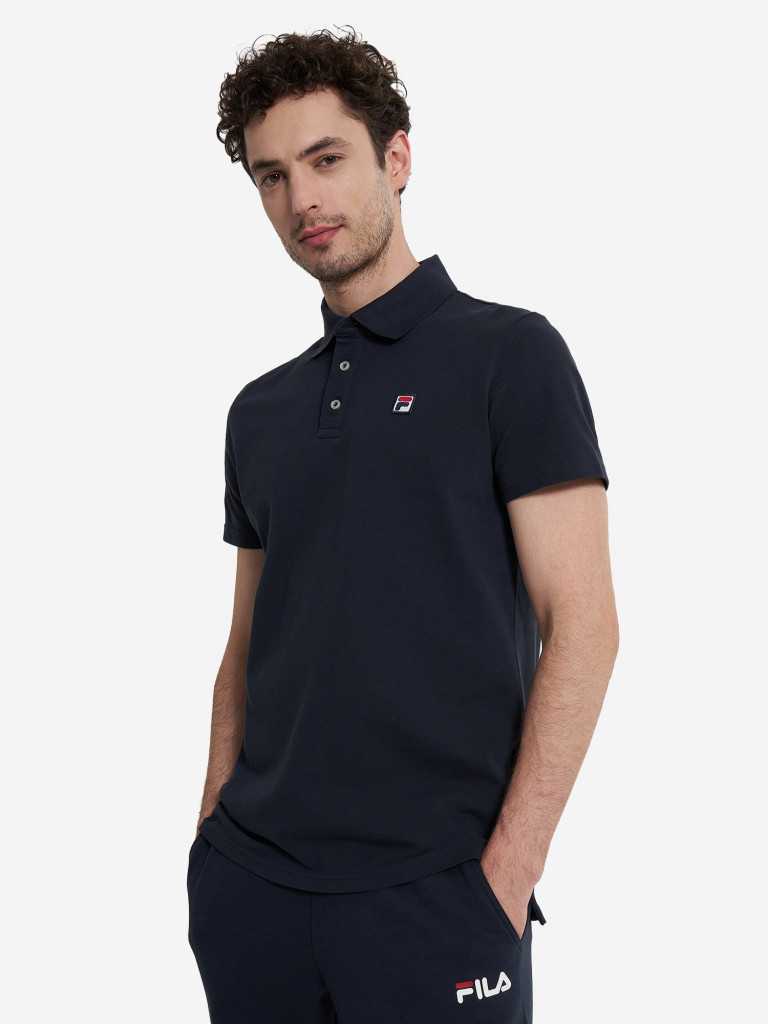 Поло мужское FILA арт. 138766 темно-синий цвет — купить за 1999 руб., отзывы в интернет-магазине ...