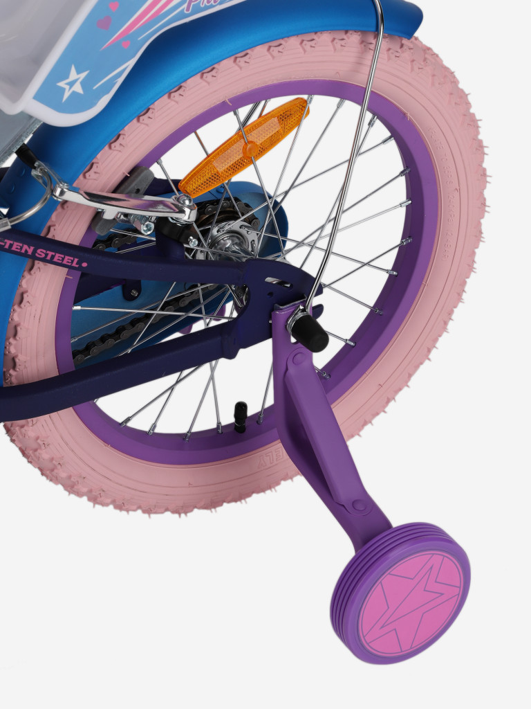 Велосипед для девочек Stern Vicky 16" арт. 132311 фиолетовый/розовый ...
