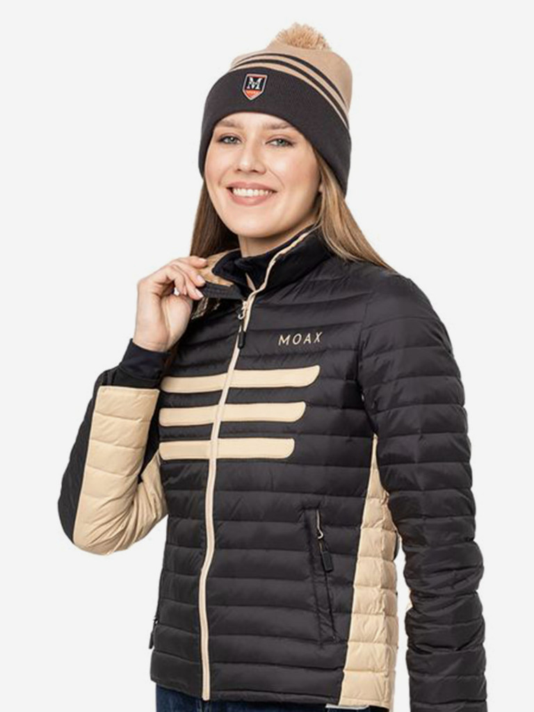 Куртка женская пуховая MOAXSPORT Dachstein черный цвет — купить за 14990 руб., отзывы в интернет ...