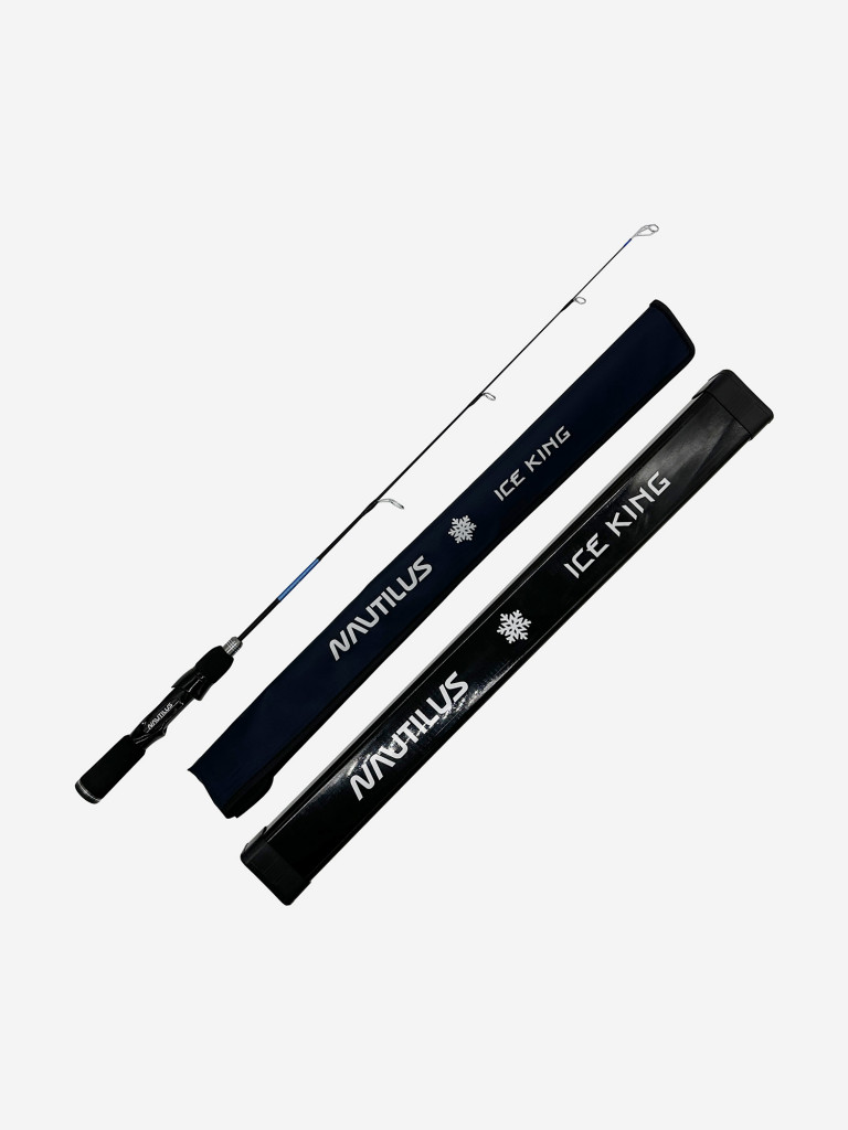 Удилище зимнее Nautilus Ice King Rods 1+1SEC ML черный цвет — купить за ...