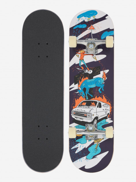 Скейтборд Termit 900 арт. 126741 синий/белый цвет — купить за 6999 руб ...