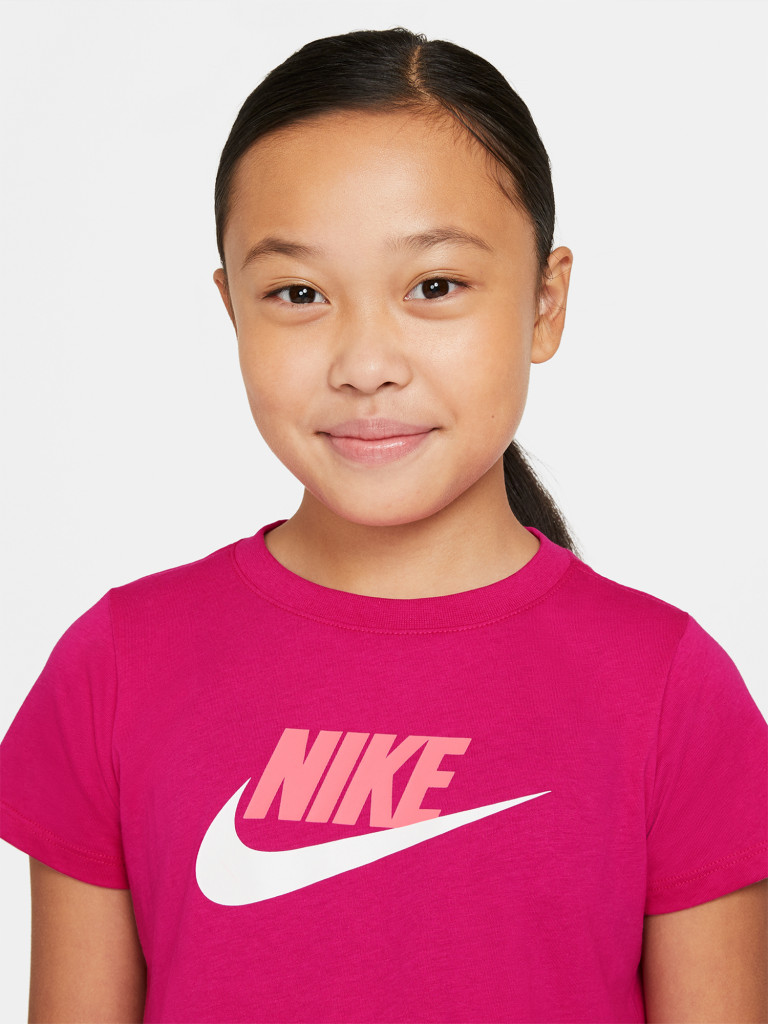 Футболка для девочек Nike Sportswear арт. DA6925 малиновый цвет ...