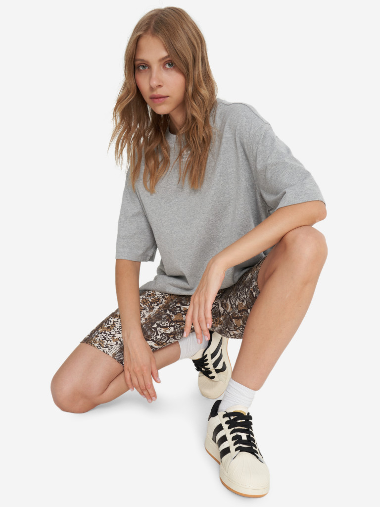 Футболка женская adidas арт. IA6466 серый цвет — купить за 2499 руб. со ...