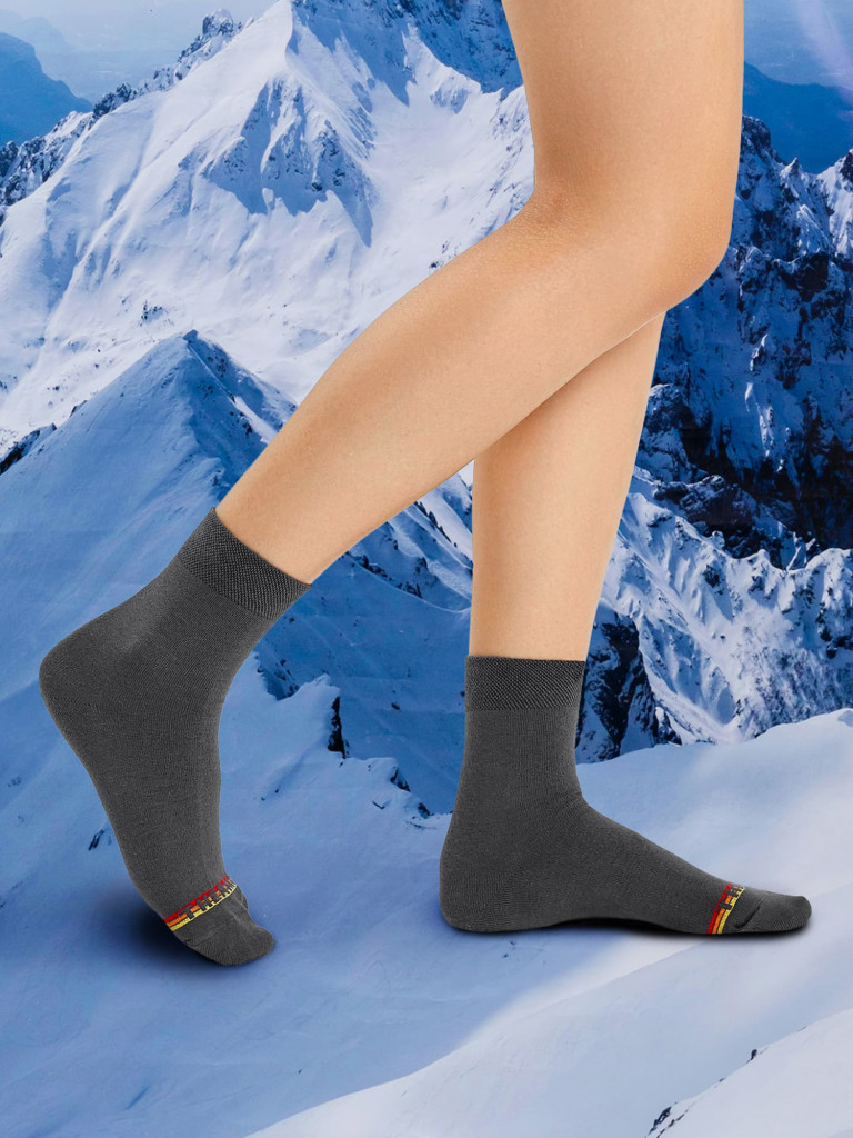 Носки женские MARK FORMELLE серый цвет — купить за 229 руб., отзывы в интернет-магазине ...