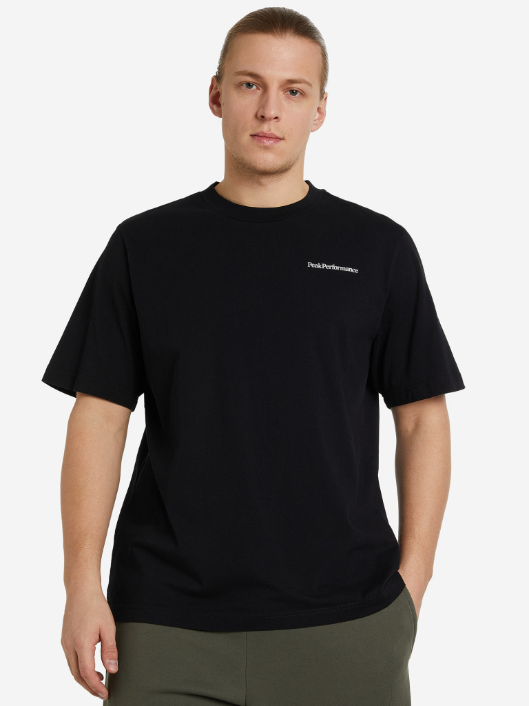 Футболка мужская Peak Performance R&D Print арт. G77566040 черный цвет ...
