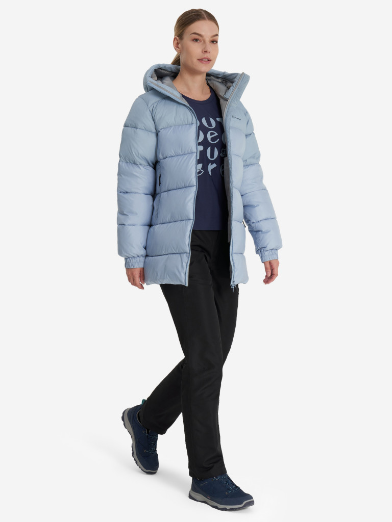 Пуховик женский Outventure арт. 130430 васильковый цвет — купить за ...