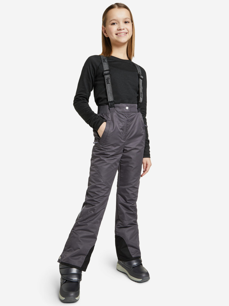 Брюки утепленные для девочек Oldos! арт. AOSS23PT2T042 темно-серый цвет — купить за 2999 руб. со ...