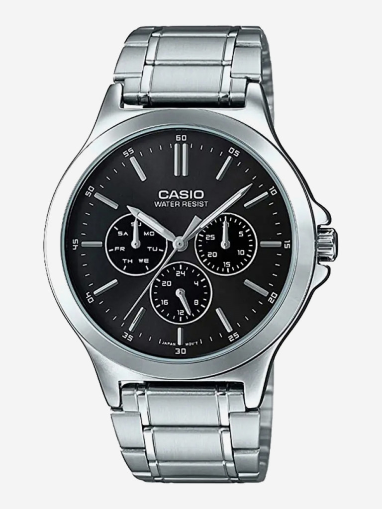 Наручные часы Casio MTP-V300D-1A Серебряный цвет — купить за 5810 руб ...