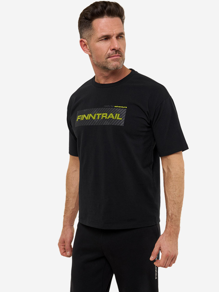Футболка мужская FINNTRAIL Logo черный/желтый цвет — купить за 1819 руб. со скидкой 30 %, отзывы ...