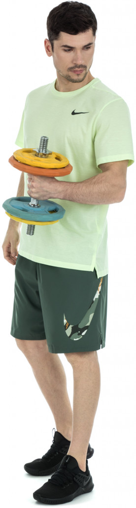 Футболка мужская Nike Breathe арт. AJ8002 жёлтый цвет — купить за 2519 ...