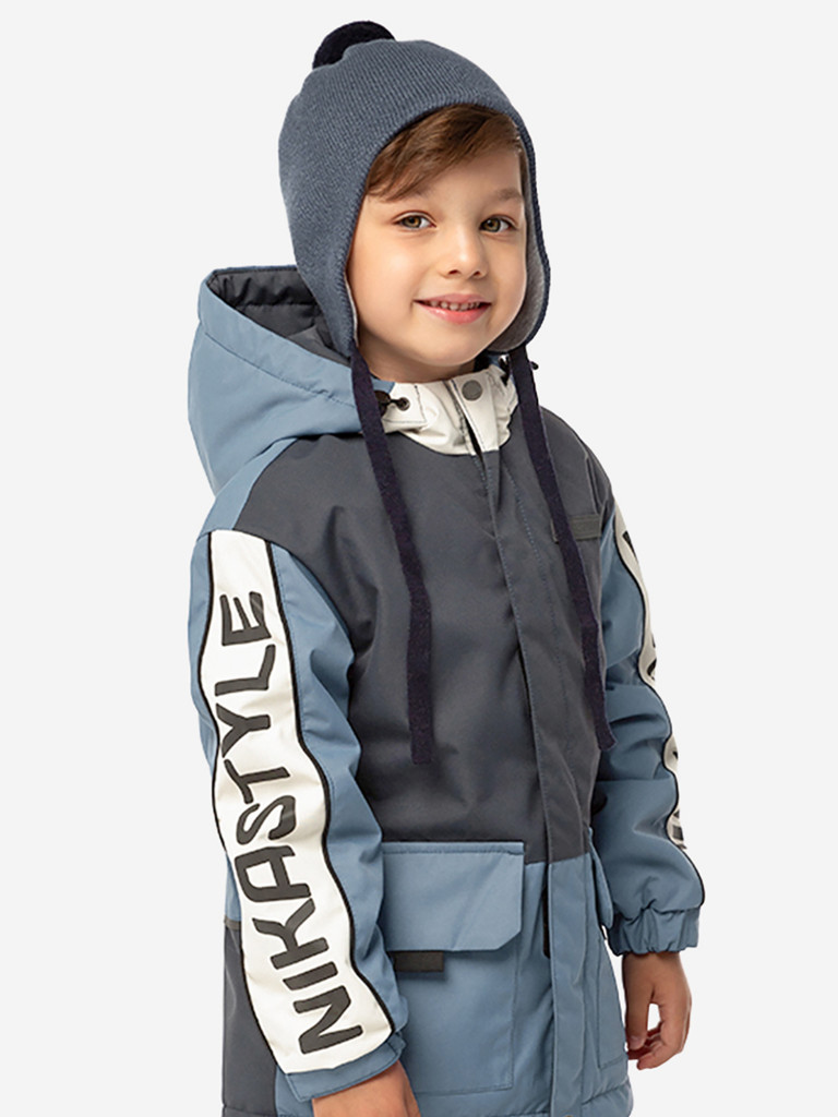 Куртка NIKASTYLE графит/джинс цвет — купить за 4690 руб. со скидкой 37 %, отзывы в интернет ...