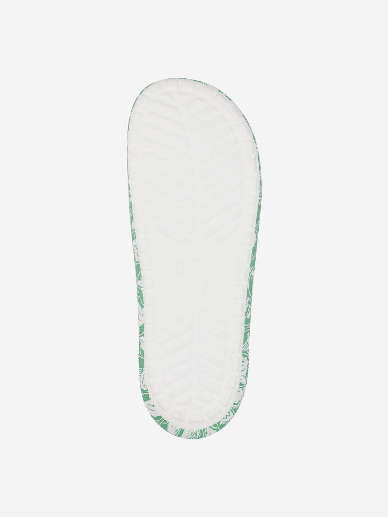 Шлепанцы мужские Crocs Classic Duke Print Slide V2 арт. 209991 зеленый ...