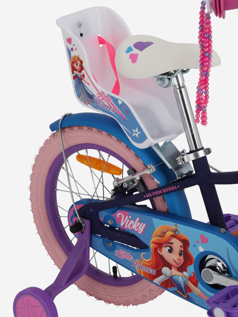 Велосипед для девочек Stern Vicky 16" арт. 132311 фиолетовый/розовый ...