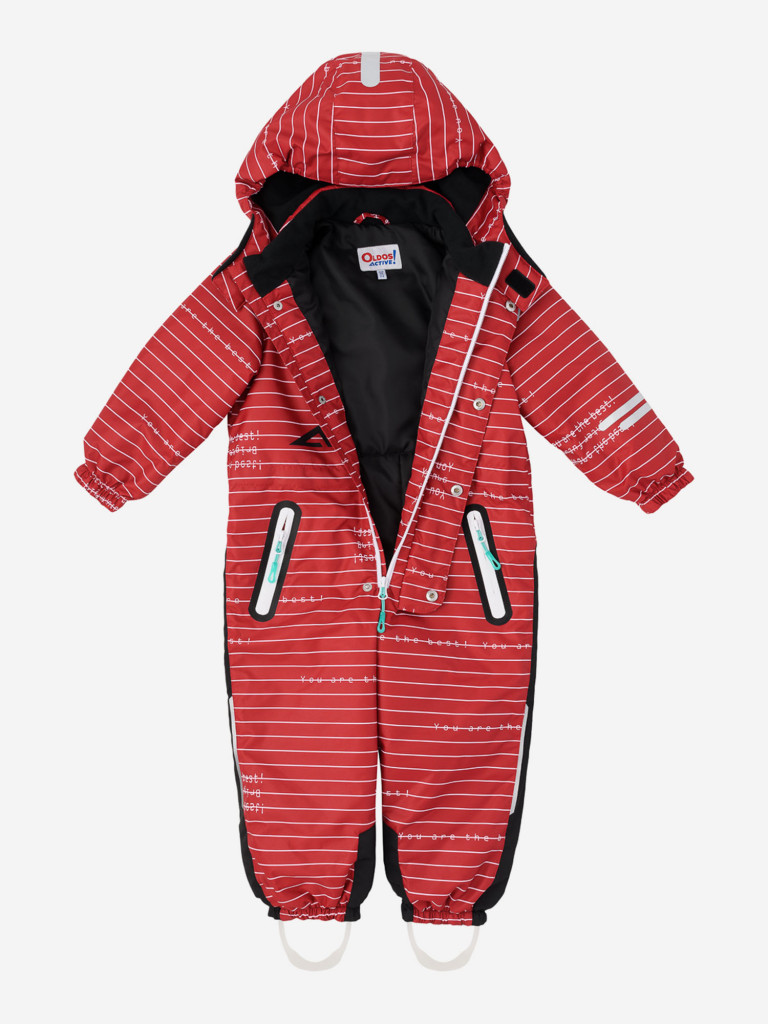 Комбинезон утепленный детский Oldos вишневый цвет — купить за 8599 руб. со скидкой 16 %, отзывы ...