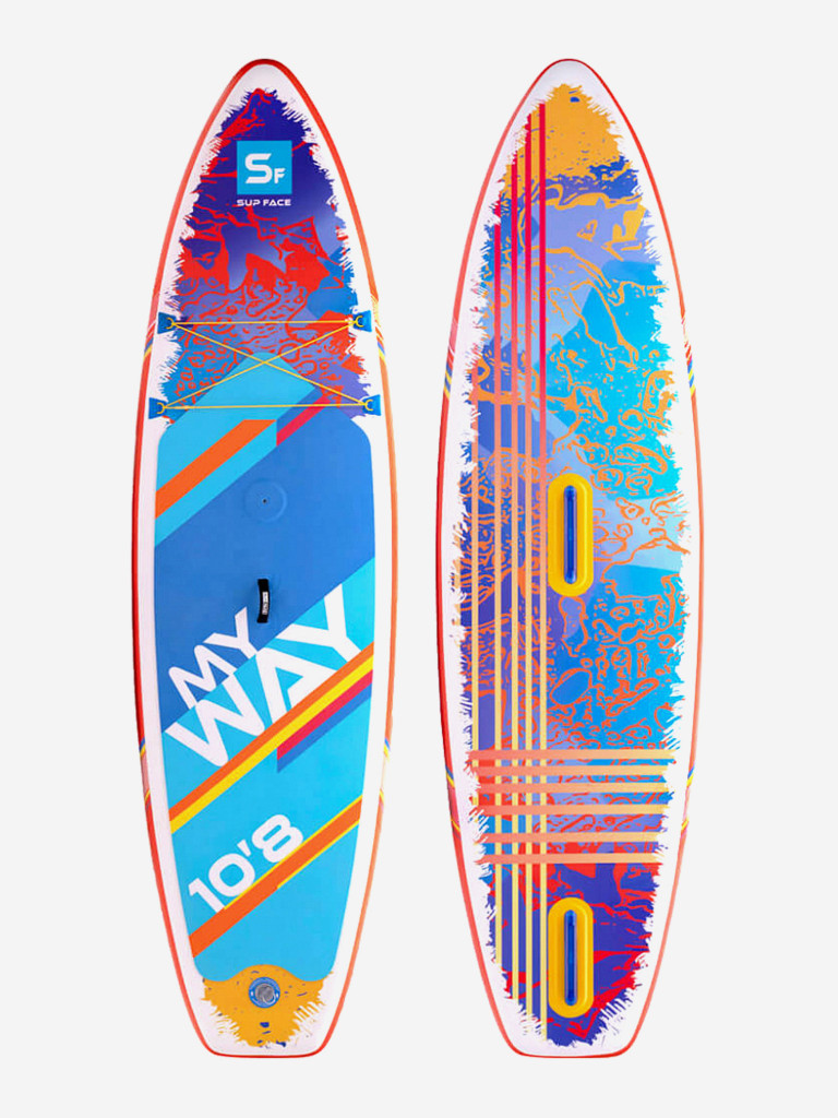 Доска SUP надувная комплект SUP face My Way Windsup 10'8"x34"x6" голубой/красный цвет — купить ...
