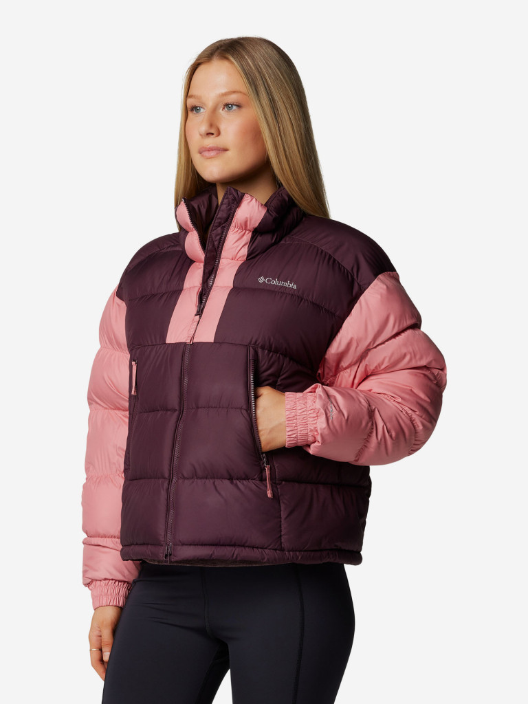 Куртка утепленная женская Columbia Pike Lake II Cropped Jacket арт. 2051361 темно-бордовый цвет ...