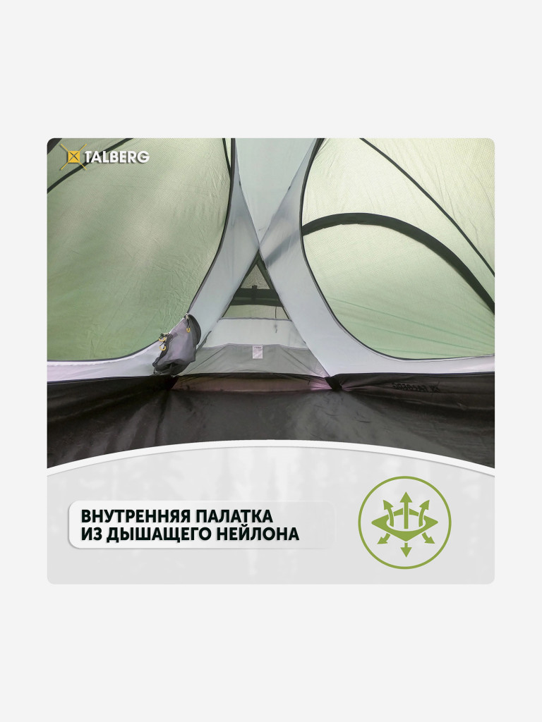 Палатка Talberg EXPLORER 2, зелёный зеленый цвет — купить за 9720 руб ...