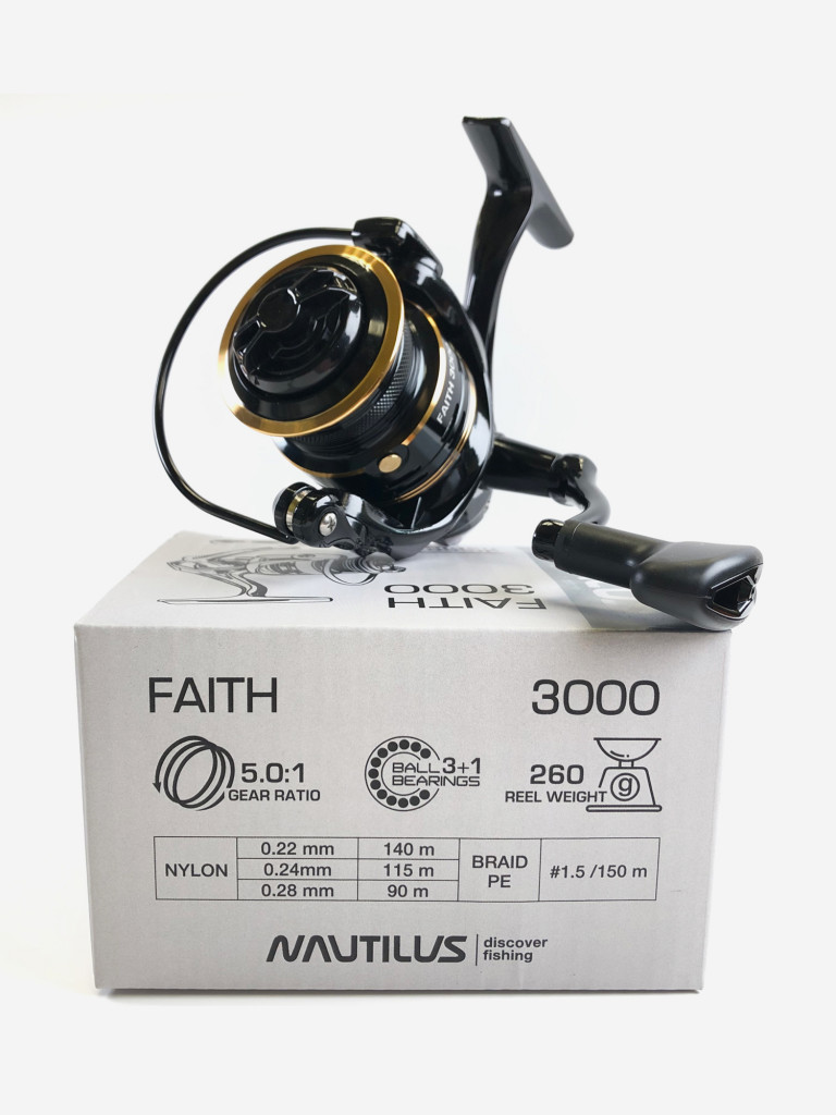 Катушка Nautilus Faith 3000 Черный цвет — купить за 1930 руб. со скидкой 25 %, отзывы в интернет ...