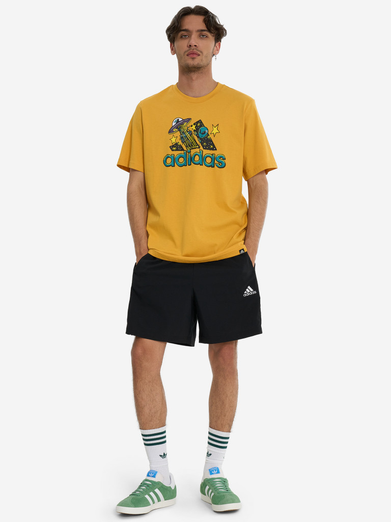 Футболка мужская adidas Doodle IL2830 желтый цвет — купить за 2449 руб ...