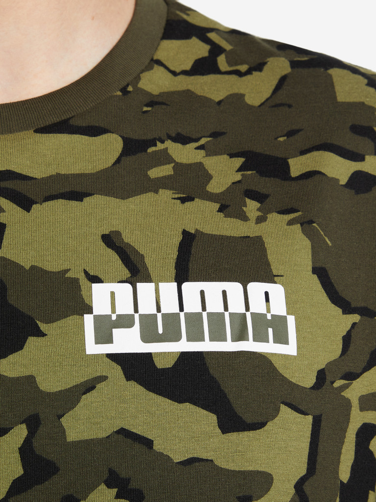 Футболка мужская PUMA Core Camo арт. 531500 зеленый цвет — купить за ...