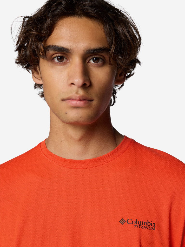 Лонгслив мужской Columbia Summit Valley Ls Crew арт. 2071931 оранжевый ...