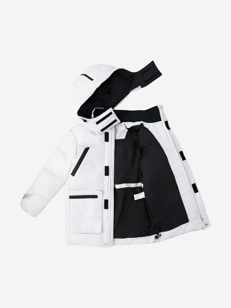 Пуховик для мальчиков Oldos! арт. OCAW23JK1T110 светло-серый цвет — купить за 3899 руб. со ...