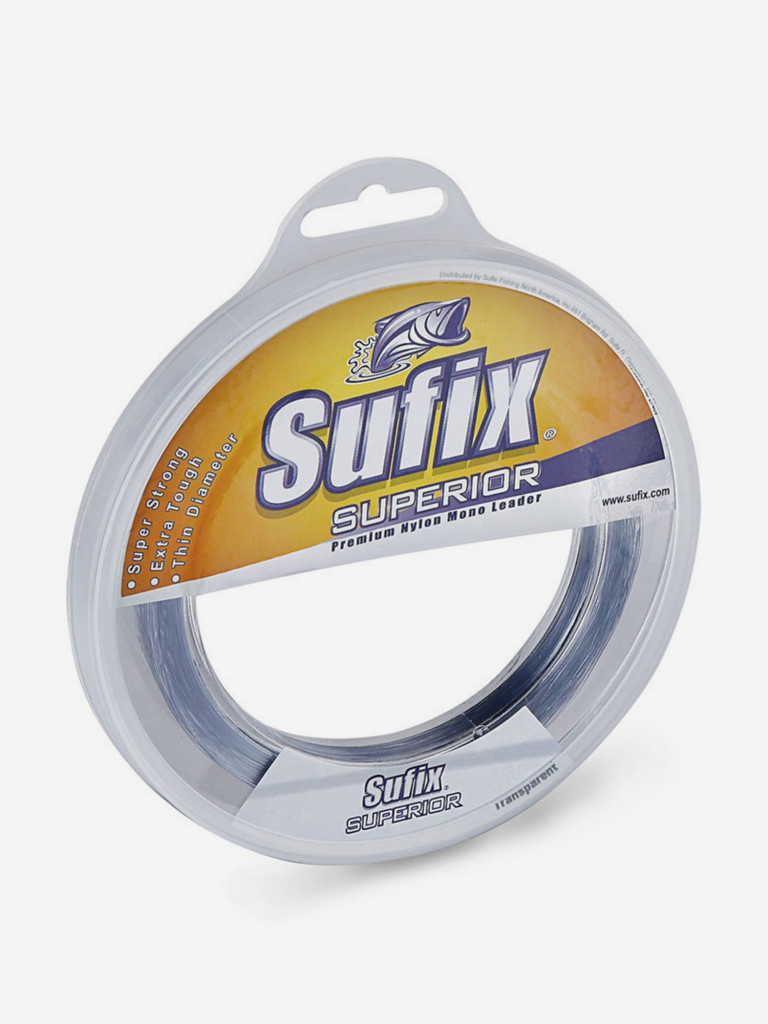 Леска Sufix Superior Leader прозрачная 100 м 1.8 мм 182 кг арт. DS1OF180024A9UKORK белый цвет ...
