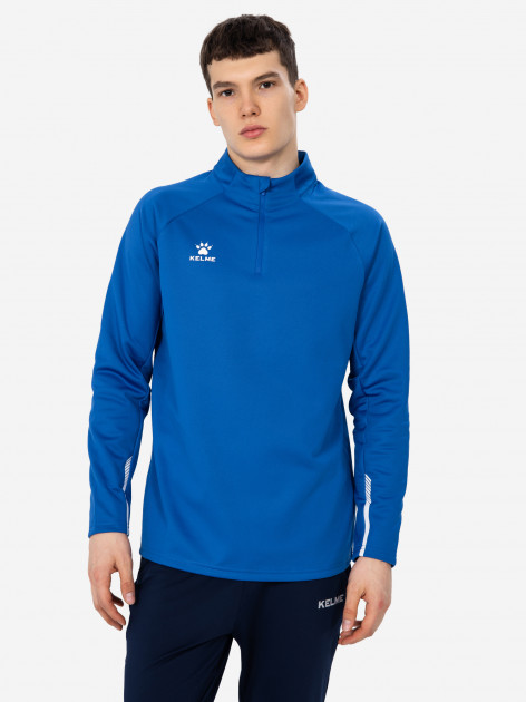 Свитер тренировочный Kelme Синий/Белый цвет — купить за 3680 руб. со скидкой 20 %, отзывы в ...