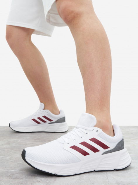 Кроссовки мужские adidas Galaxy 6 арт. IE8136 белый/красный цвет ...